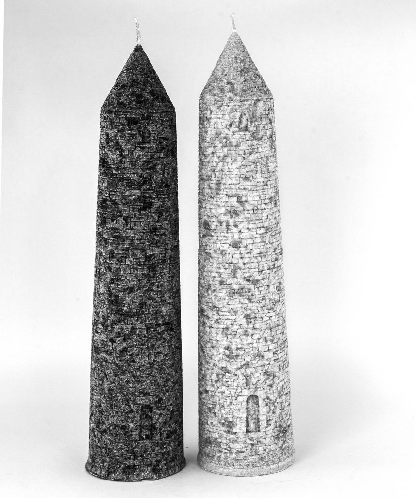 Irish Heritage - Round Towers - Moth to a Flame Candles